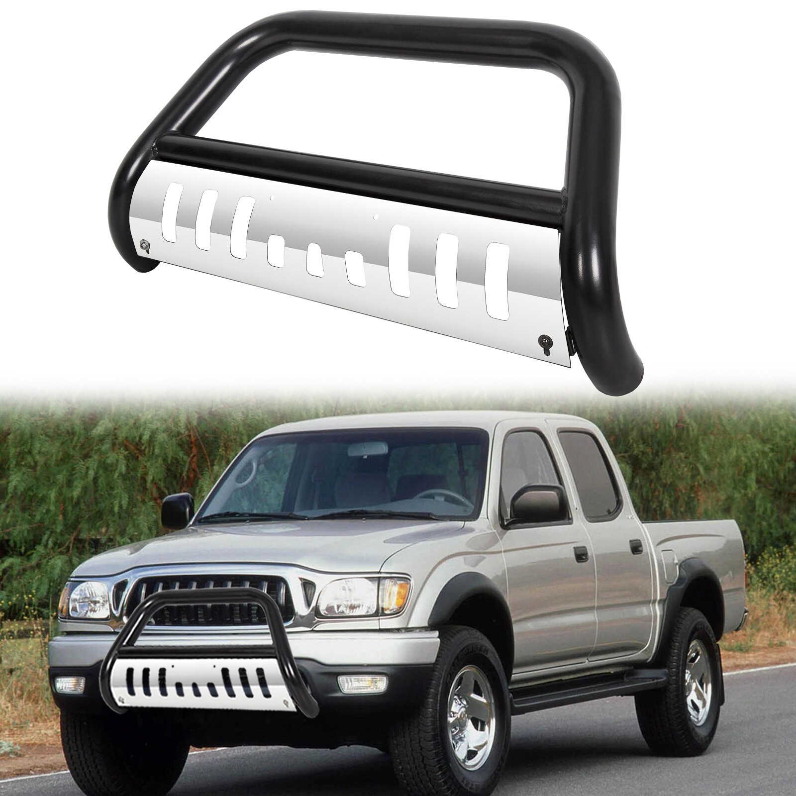 Bull Bar Push Bar Bumper Grille Guard Fit Toyota Tacoma 98-04 / 4Runner ...