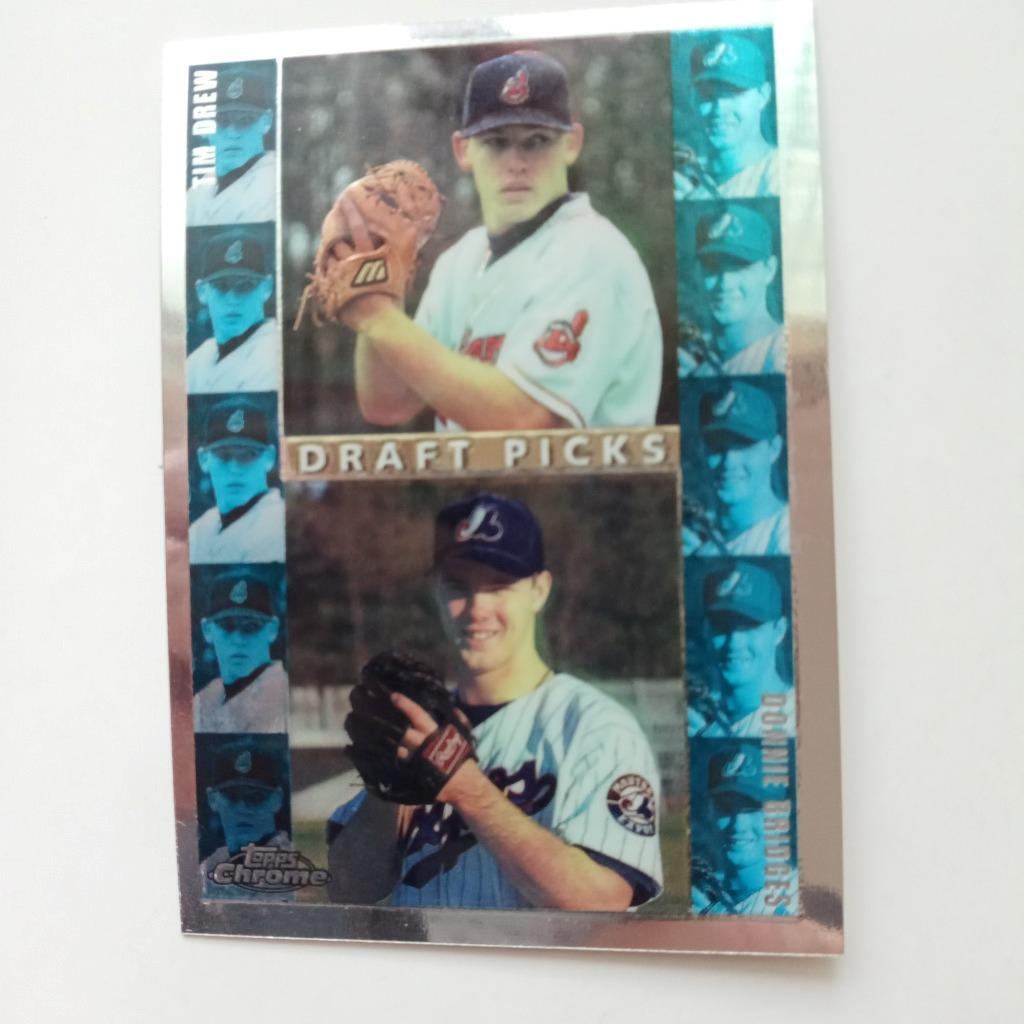 1998 Topps Chrome Draft Picks Tim Drew Donnie Bridges #489 Rookie | eBay