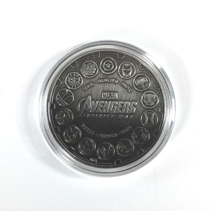 Marvel Avengers Infinity War Gamora Coin with plastic case NEW + BONUS ...