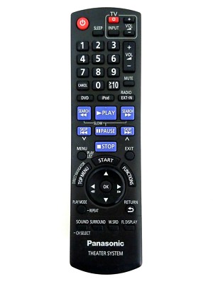 Panasonic N2QAYB000514 Home Theater System Remote Control SA-PT480 , SC ...