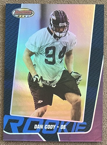 Dan Cody 2005 Bowman's Best Rookie #59 /1399 Baltimore Ravens Numbered ...