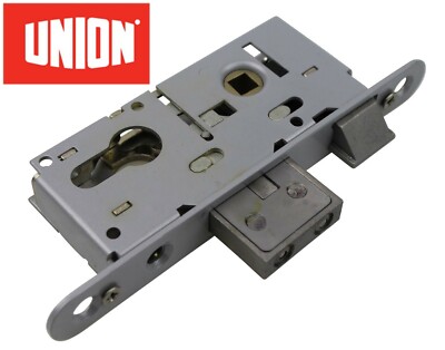 Union L22070 Aluminium Door Lock Euro Profile Double Throw 36mm Back ...
