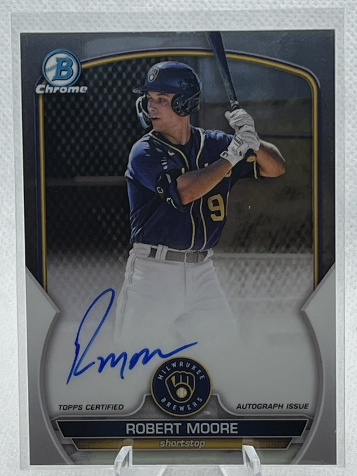 2023 Bowman Chrome Robert Moore Baseball Card CPA-RME Auto Autograph | eBay