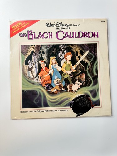 DISNEY Story Of The BLACK CAULDRON Vinyl Record Motion Picture ...