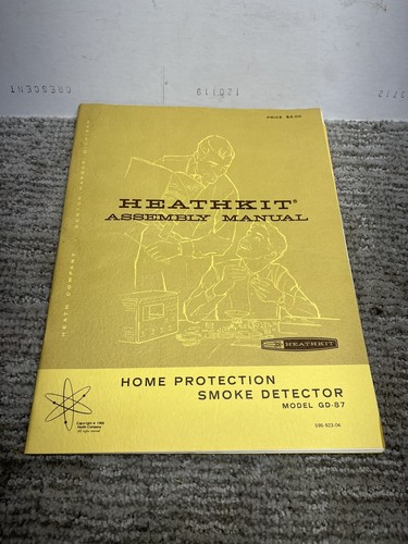 Heathkit Assembly Manual for Home Protection Smoke Detector Model GD-87 | eBay