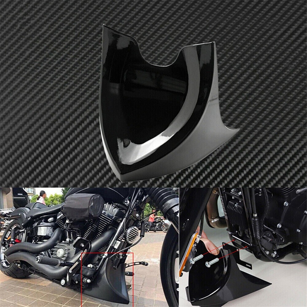 Chin Fairing Front Spoiler Mudguard For Harley Dyna Fatboy Softail ...