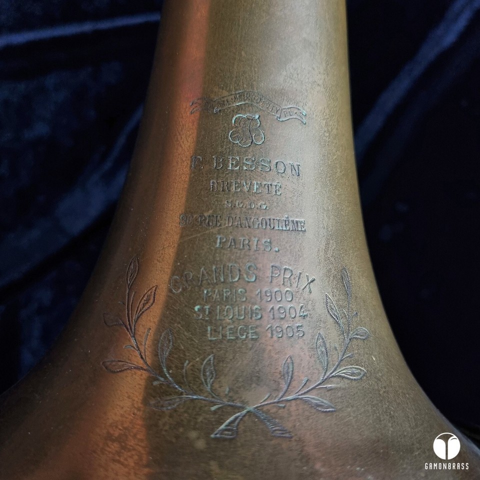 F. Besson Grand Prix pre war flugelhorn gamonbrass | eBay