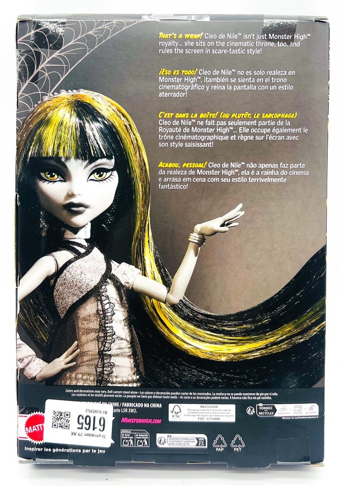 2025 Mattel Monster High Reel Drama Cleo de Nile 10.5" Figure New ...
