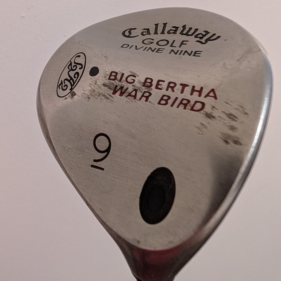 Callaway Big Bertha Warbird 9 "Divine Nine" Fairway Wood RCH 90 Regular ...