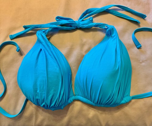 La Blanca Sz 14 Island Goddess Halter Triangle String Bikini Top ...