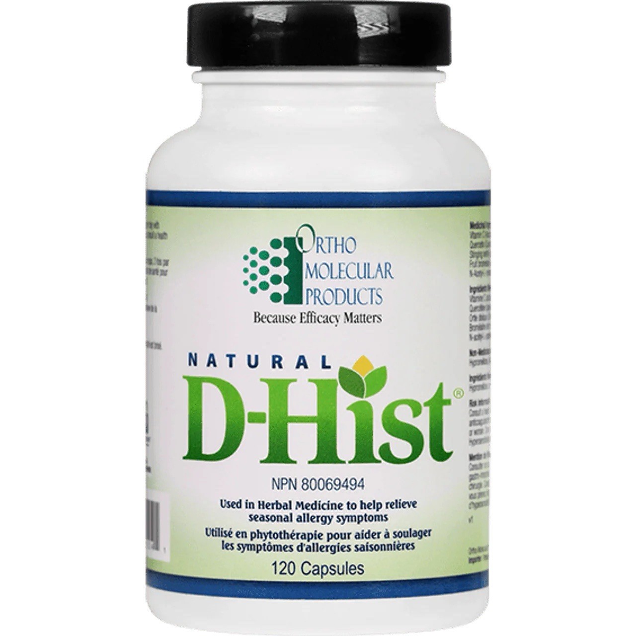 Natural D-Hist 120 Capsules - Ortho Molecular Products 11/2026 DHIST | eBay