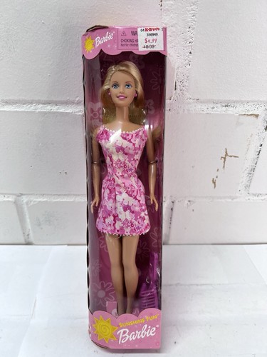 Vintage Barbie Sunshine Fun Doll 1999 Mattel 26001 New In Box Free ...