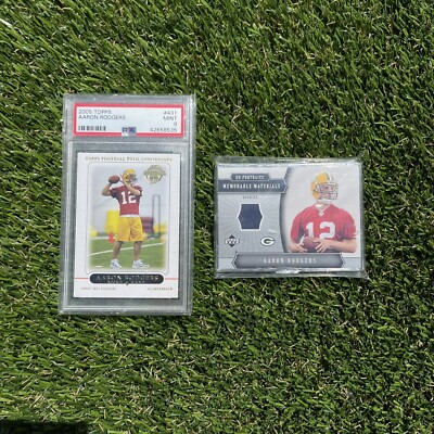 Aaron Rodgers graded rookie football cards psa 9 | eBay