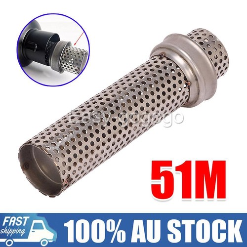 Universal 51mm Exhaust Pipe Silencer Removable DB Killer Baffle Slip On ...