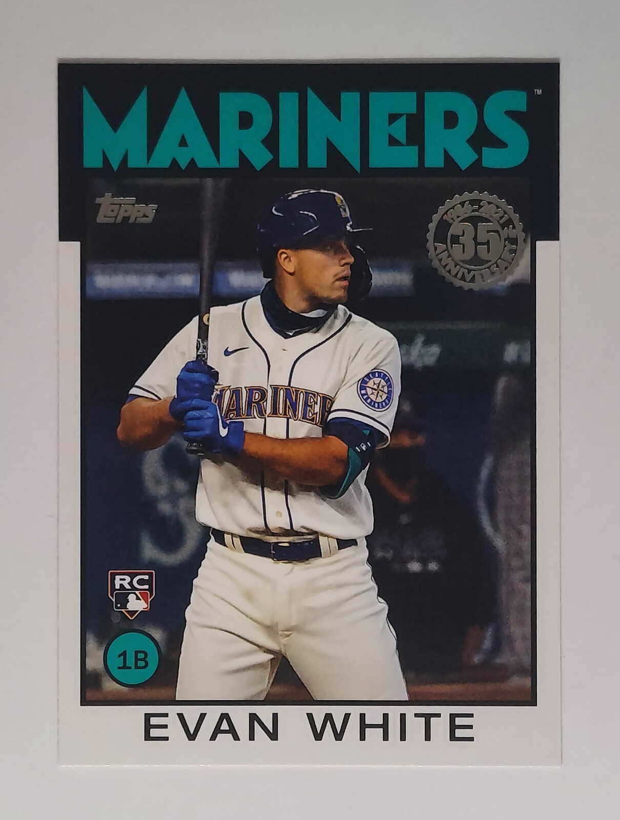 2021 Topps Series 1 1986 Topps 35th Anniversary #86B-82 Evan White Rookie Card | eBay