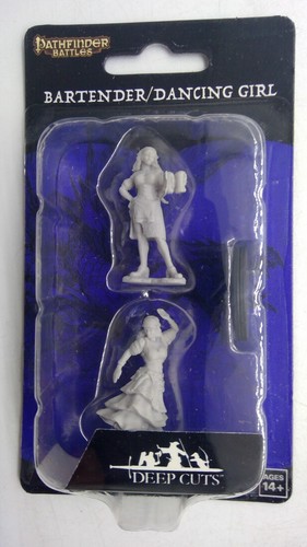 Pathfinder Batailles Miniature ~ Barman / Dancing Girl | eBay