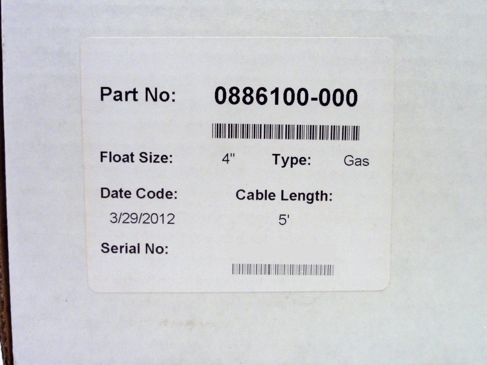 New Veeder-Root Gilbarco 4" Phase 2 Two Gas Mag Plus Probe Float Kit ...