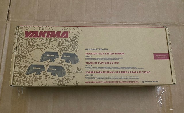 Yakima Railgrab Towers #00138 Set of 4 for sale online | eBay