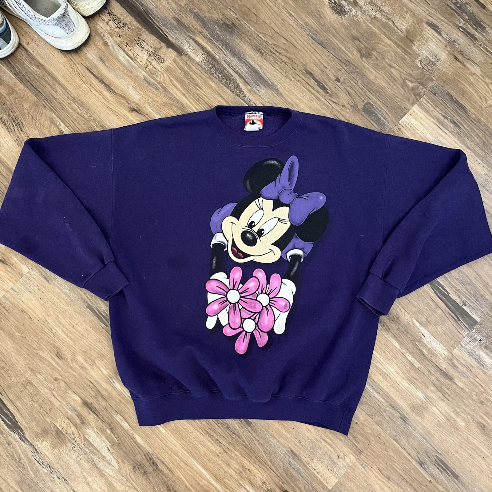 Women’s Vintage 90s Disney Minnie Mouse Big Logo Doub… - Gem
