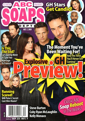ABC Soaps In Depth October 7 2019 Kelly Monaco Steve Burton Donnell ...