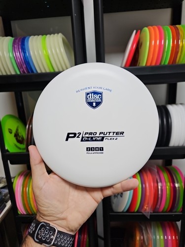 Discmania D-Line White 174g P2 Flex 2 disc golf putter | eBay