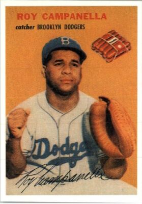 (50) ROY CAMPANELLA 1954 Wilson Franks Reprints Card Brooklyn DODGERS ...