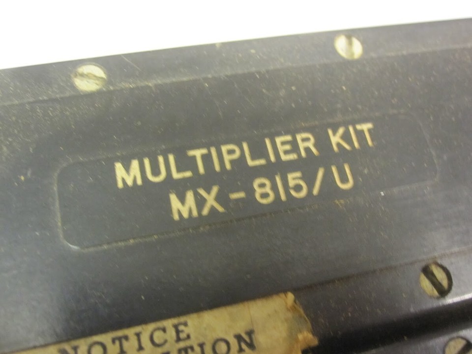 Vintage Phaostron 1950s ME-9B/U MX-815/U Military Multimeter | eBay