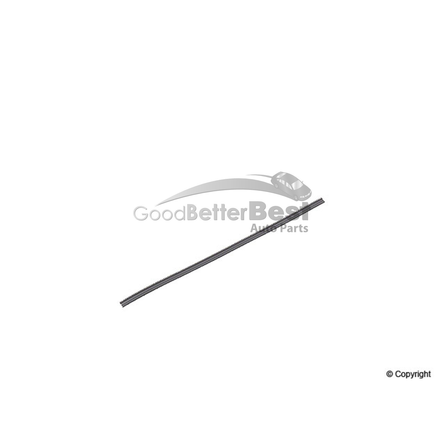 One New OE Supplier Door Ledge Molding Seal Front 90153193320 for ...