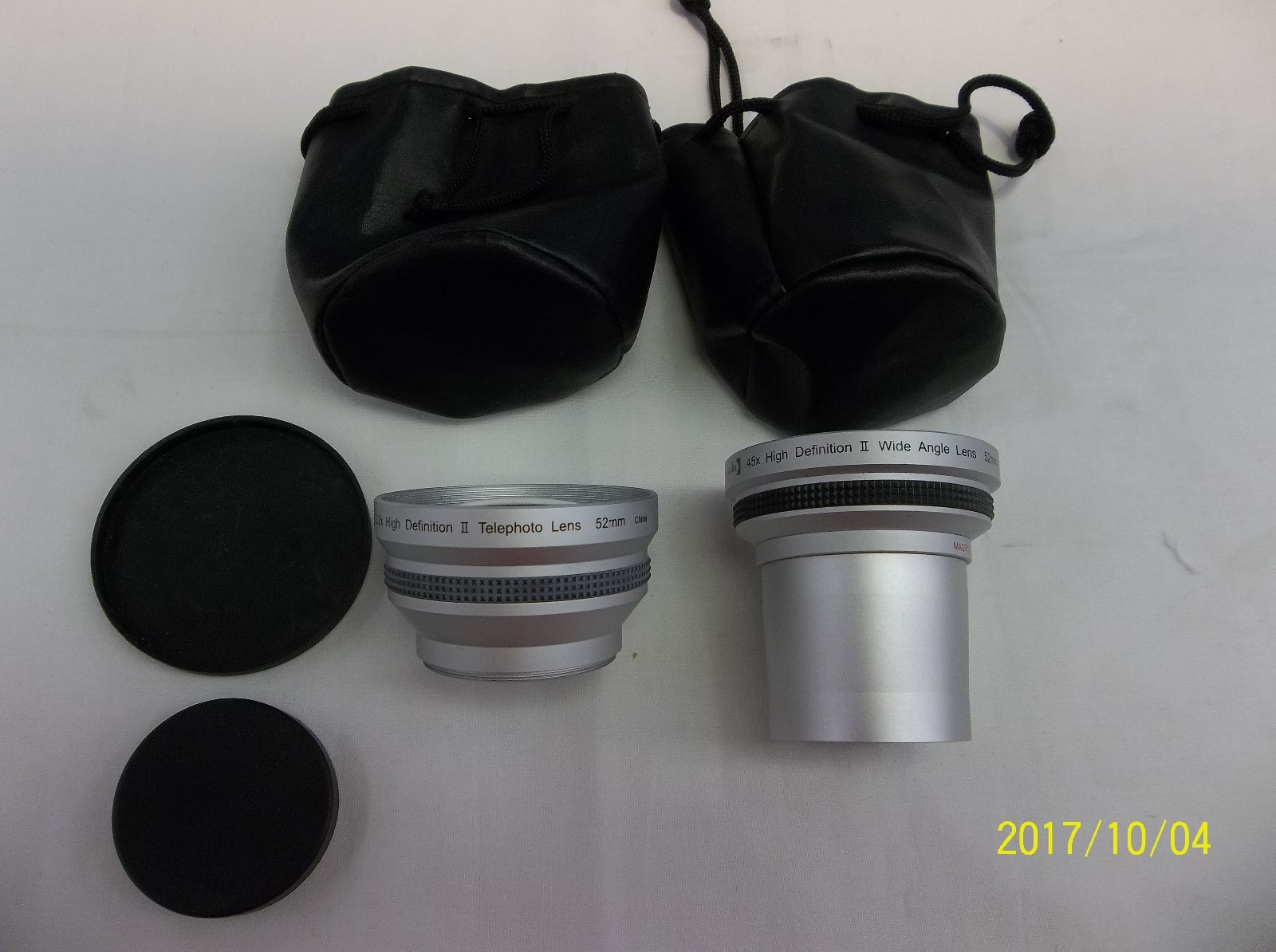 Opteka 0.45x Wide Angle & 2.2x Telephoto HD2 Pro Lens Set for Canon ...