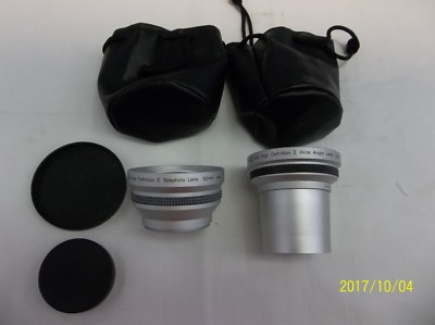 Opteka 0.45x Wide Angle & 2.2x Telephoto HD2 Pro Lens Set for Canon ...