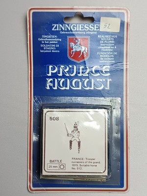Prince August Mold 508 Figurine Lead Cuirassiers 1815 Battle 0 31/32in ...