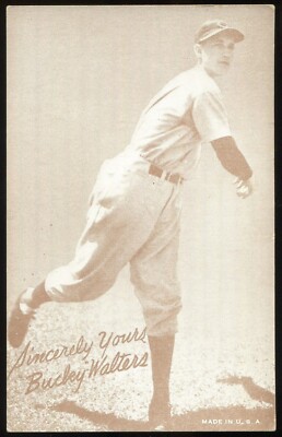 1939-46 Salutation Exhibit W462 - Bucky Walters Cincinnati Reds | eBay