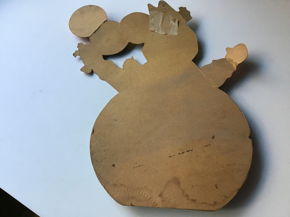 vintage snowman honeycomb paper decoration | eBay UK