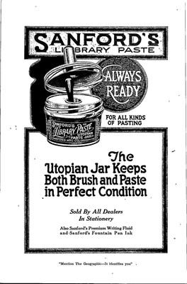 1920 Sanford's Premium Writing Fluid Vintage Print Ad Ephemera Writing ...