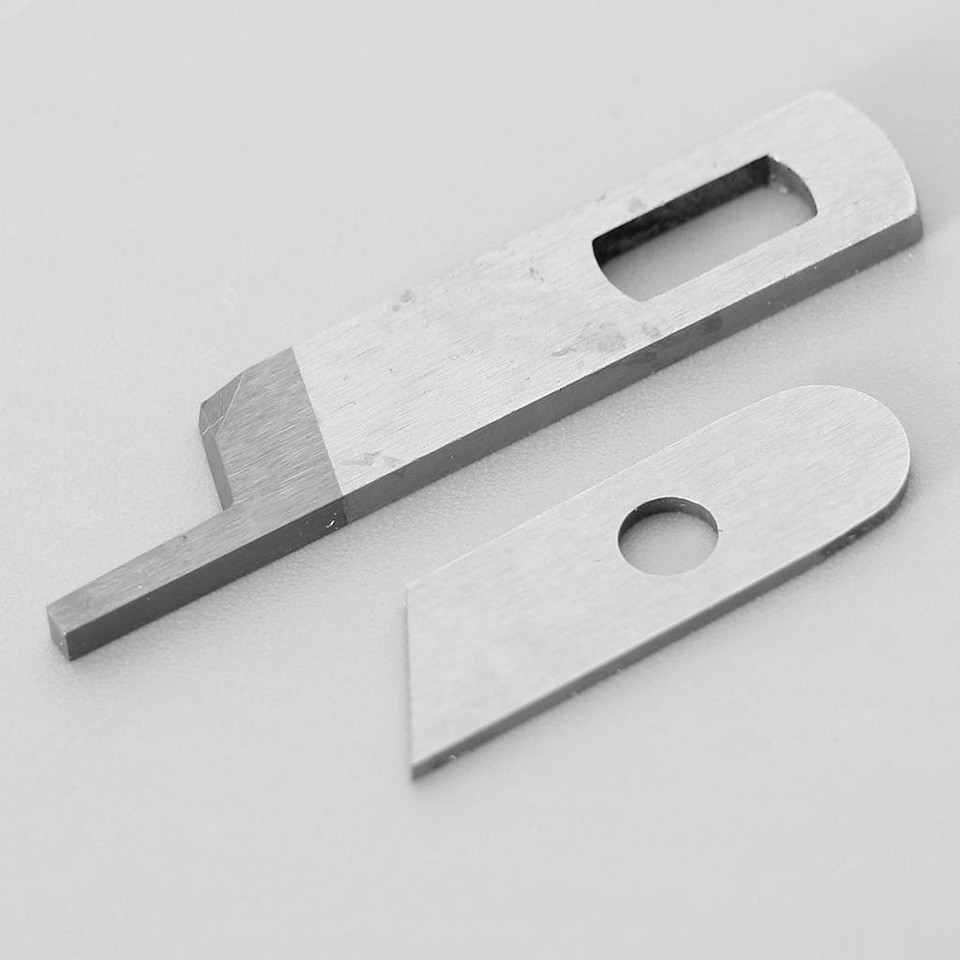 4-teilige Edelstahl-Nähmaschine 14U Obere Untere Messerklinge Für ...