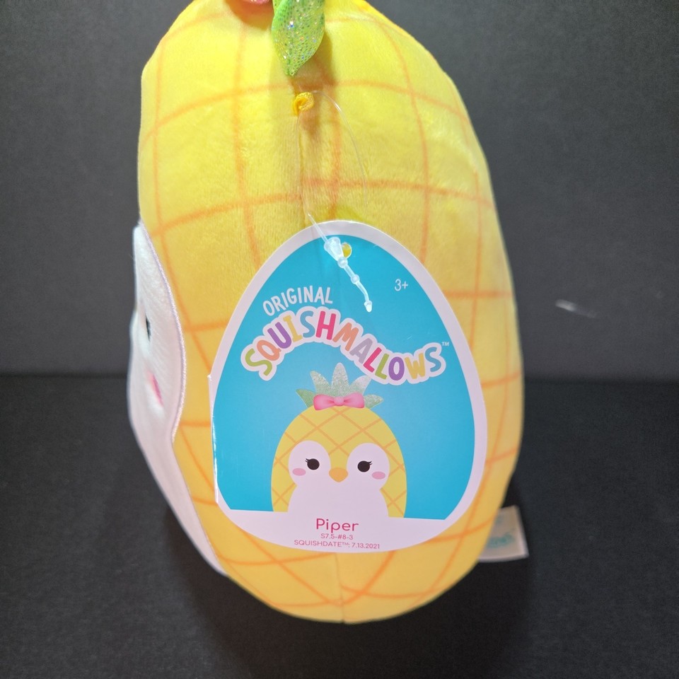 PIPER THE PINEAPPLE PENGUIN 7.5” Squishmallow SUMMER SQUAD 2022 NWT ...