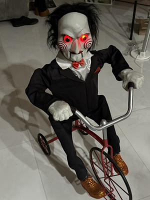 38" Morbid Enterprises Animated SAW Billy on Trike Halloween Prop | eBay