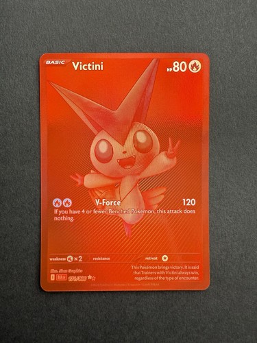 Red Victini 171/086 Black Bolt Pokemon Card Rare Holo Pack Fresh | eBay