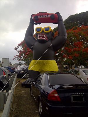 Giant Inflatable Gorilla Kit, 20' Car Dealer Inflatable, FREE DELIVERY ...