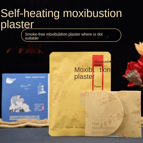 10pcs Wormwood Moxibustion Patch Moxa Patch Hot Compress Self-heat ...