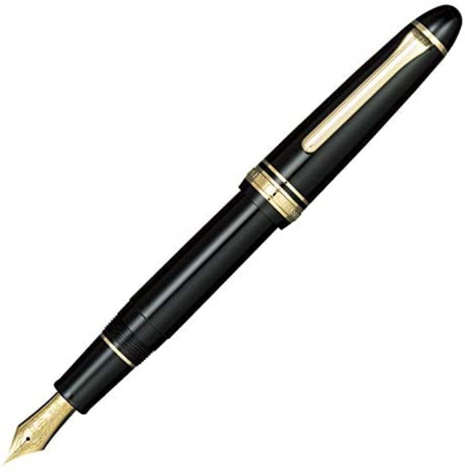 Sailor 1911 Gold Profit Large 21K Fountain Pen Black Extra Fine Nib 11 ...