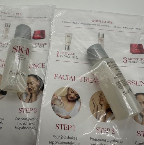 Lot of 2 SK-II Facial Treatment Essence Toner .3 oz/10 ml/ea Total 0 ...