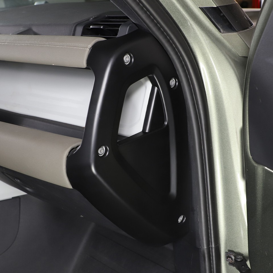 2*Matte Black Dashboard Sides Panel Trim For Land Rover Defender 90 110 ...