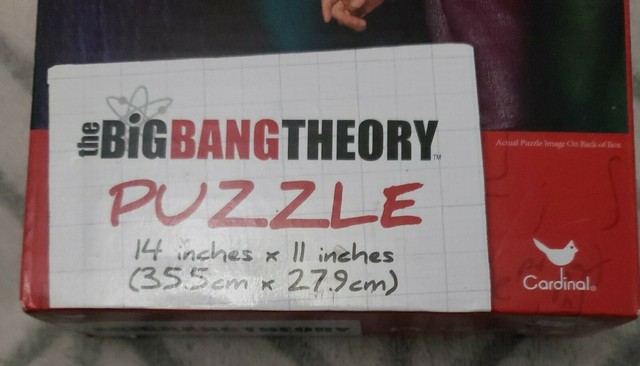 The Big Bang Theory Jigsaw Puzzle 300 Pcs 14" X 11" Cardinal for sale ...