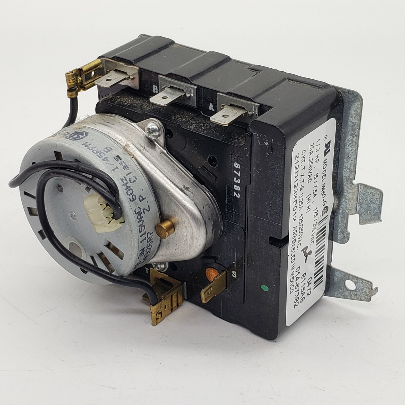 Genuine OEM GE Dryer Timer 212D1233P012 Lifetime Warranty *Free Same ...