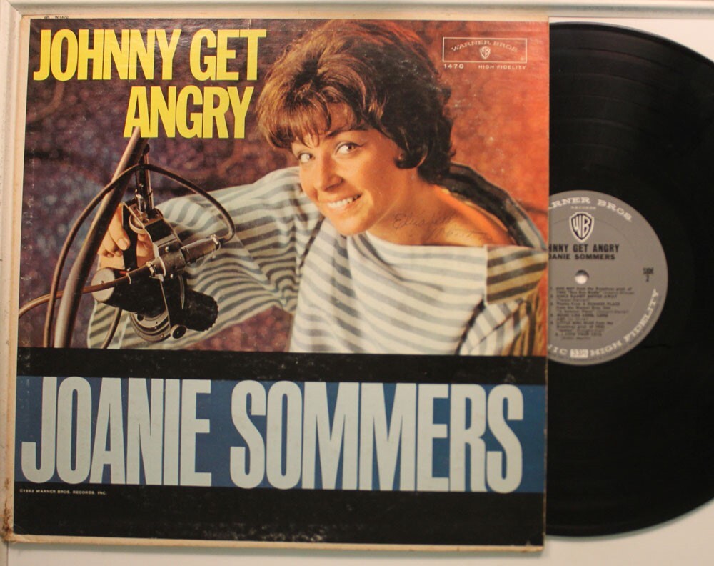 Joanie Sommers Lp Johnny Get Angry On Wb - Vg+ To Vg++ / Vg+ (Name In ...