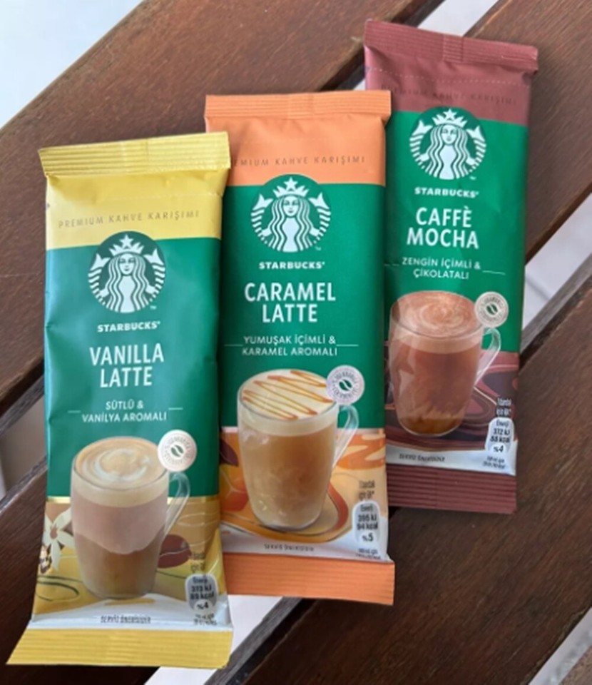 Pack of 10 Starbucks Premium Instant Coffee Mixes Mocha/Cappuccino ...