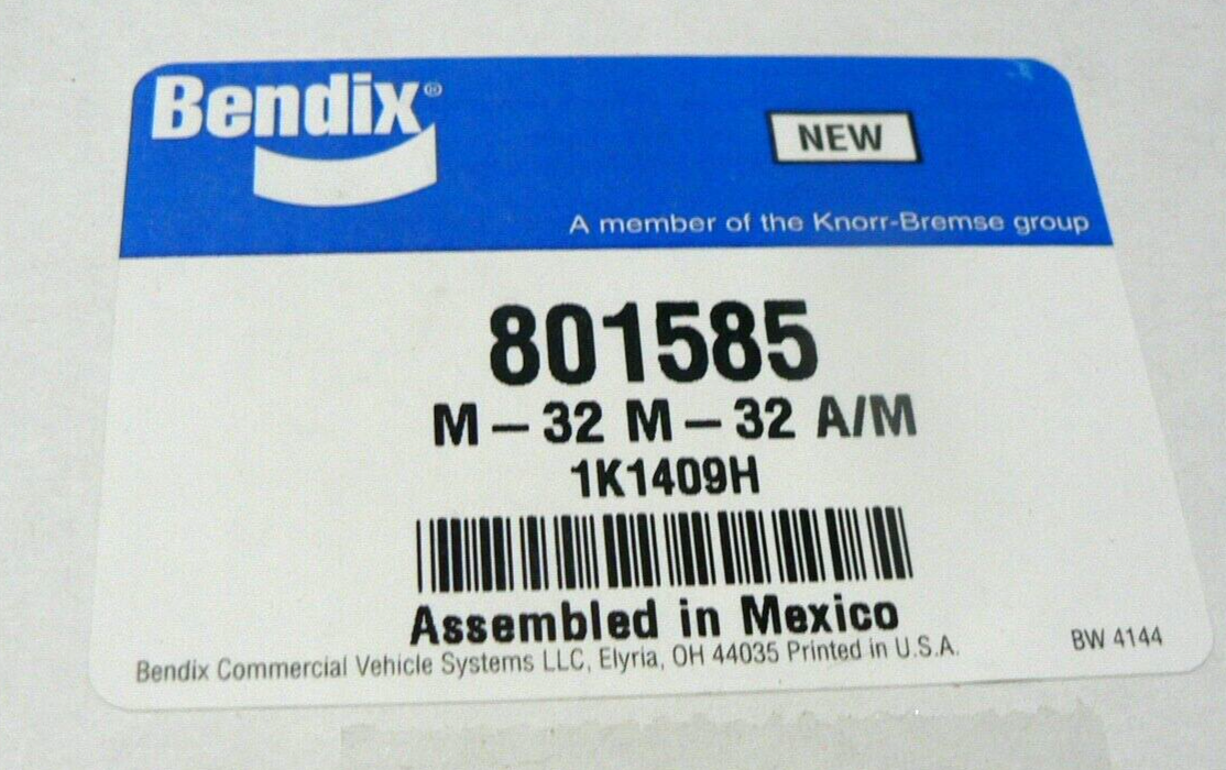 GENUINE NEW BENDIX BRAKE VALVE 801585 5013318 K0209T M-32 | eBay