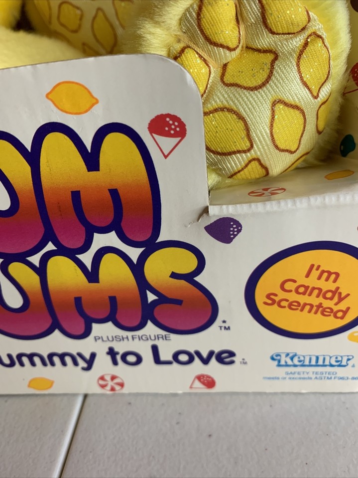 Vintage Hallmark Yum Yums Lucky Lemon Lion Yellow Plush 13" Stuffed ...