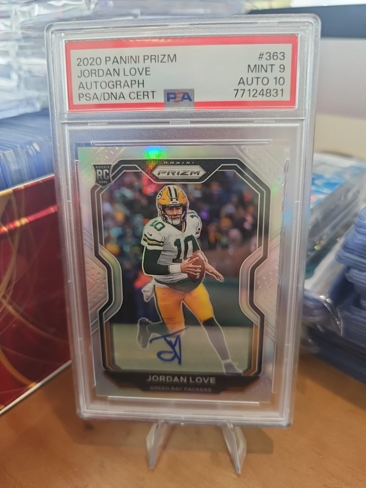 2020 Panini Prizm Rookie Silver Prizms Autographs #363 Jordan Love AUTO ...
